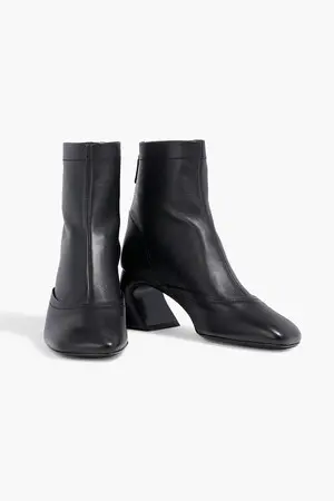3.1 Phillip Lim Leather Ankle Boots - Black