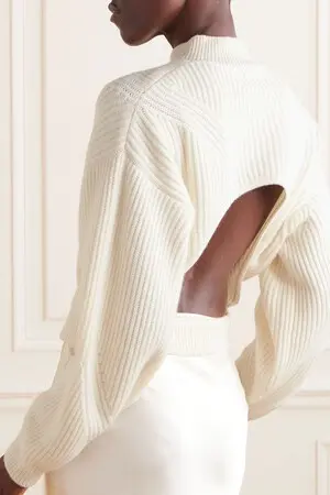Le Kasha Merida Open-back Cashmere Sweater