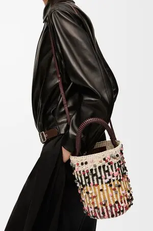 Loewe Woven Bucket Bags