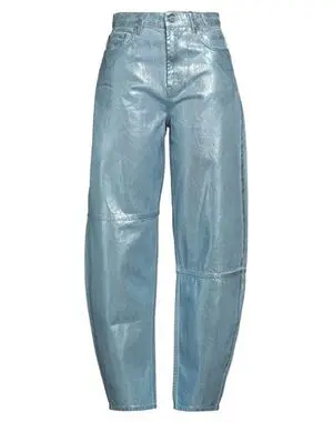 Ganni Metallic Jeans For Women