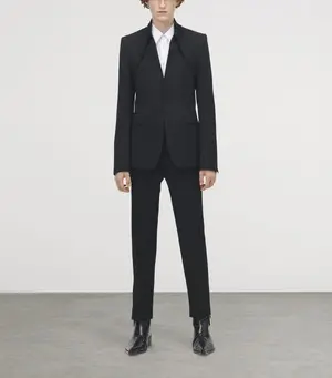 Alexander McQueen Wool Deconstructed Blazer