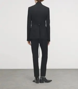 Alexander McQueen Wool Deconstructed Blazer