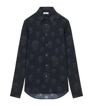 Alexander McQueen Skull Shirt - Black