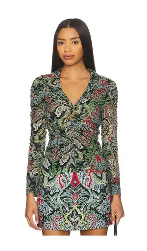 Alice + Olivia Portia Ruched Top