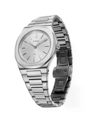 D1 MILANO Ultra Thin 34mm Timepiece - Silver