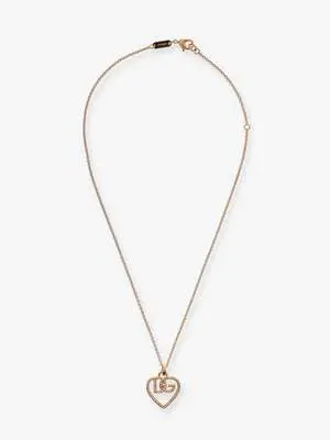Dolce & Gabbana Rhinestone Necklace - Gold