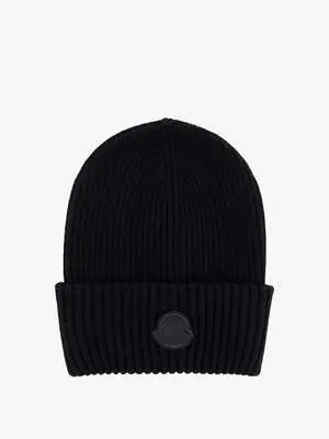 Moncler 4 Edward Enninful Virgin Wool Hat - Black