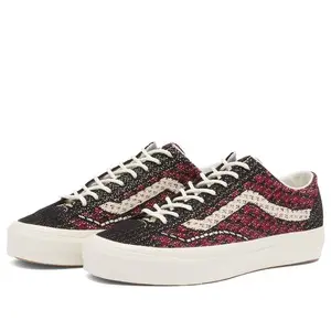 VANS Lx Old Skool 36 Ek Sneakers - Geo Check Bordeaux