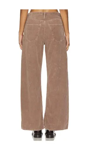 AGOLDE Keira Wide Leg Corduroy Jeans - Ceramic