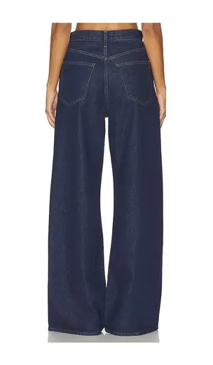 AGOLDE Dame High Rise Wide Leg Jeans - Foxley