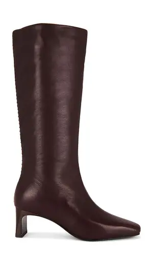 Rag & Bone Astor Leather Boots - Bordeaux