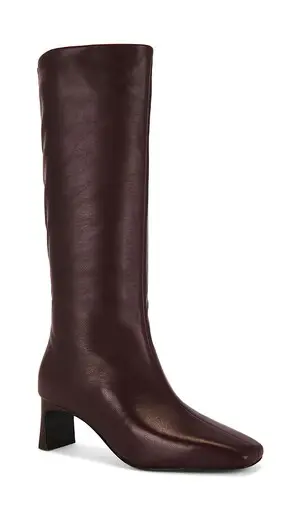 Rag & Bone Astor Leather Boots - Bordeaux
