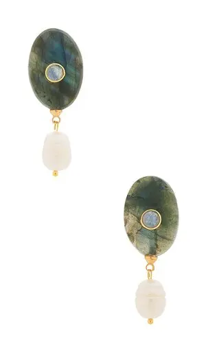 Dannijo Luna Earrings - Ivory