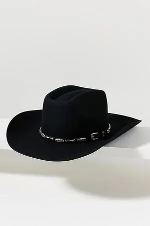 WYETH Wool Felt Cowboy Hat - Black