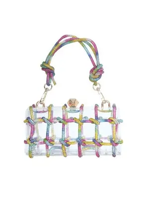 LAUREN LORRAINE Cleary Rhinestone Clutch