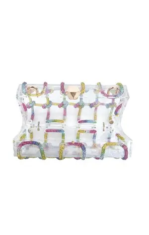LAUREN LORRAINE Cleary Rhinestone Clutch