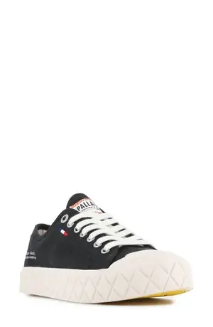 PALLADIUM Palla Ace Platform Sneaker - Black/white Cap Gray