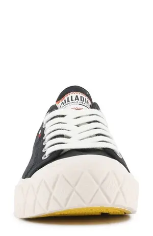 PALLADIUM Palla Ace Platform Sneaker - Black/white Cap Gray