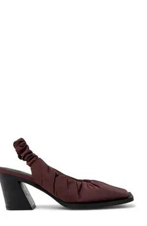 Camper Karole Slingback Pump - Burgundy Red