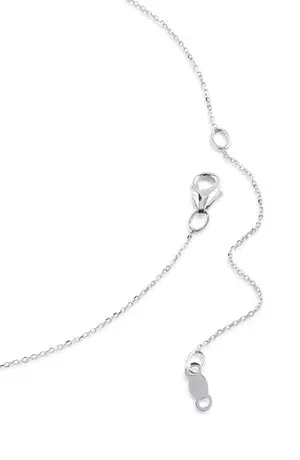 Nordstrom Tahitian Pearl 14k White Gold Necklace