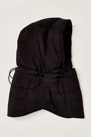 Free People Glacier Chaser Convertible Balaclava - Black