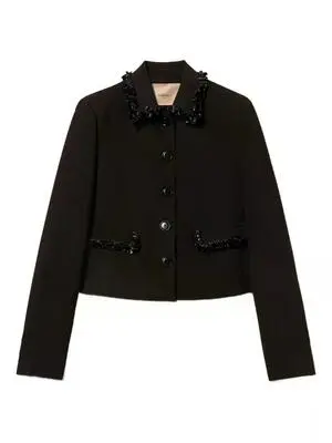 TWINSET Embellished Long-sleeve Blazer