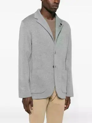LARDINI Buttoned Patch-pockets Blazer