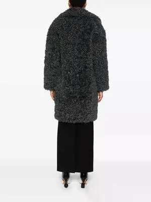 STAND STUDIO Camille Cocoon Faux Shearling Coat