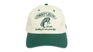 TAYLOR SWIFT Cowboy Like Me Cap - Cream/green