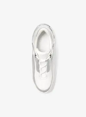 Michael Kors Toni Mixed-media Trainer