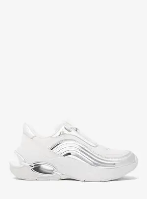 Michael Kors Toni Mixed-media Trainer