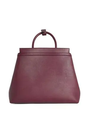 Bally Leather Tote Bag - Red