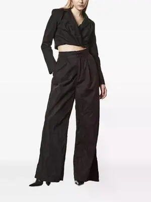 THOM KROM Pleated Side-pockets Palazzo Trousers
