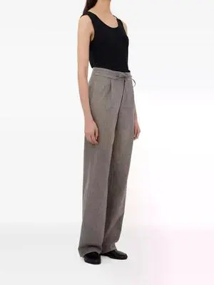 Loulou De Saison Harlem Pleated Drawstring Trousers