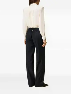 TWINSET Wide-leg Trousers With Side Pockets