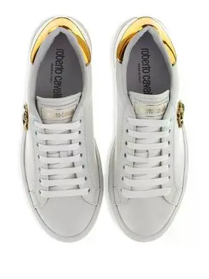 Roberto Cavalli Mirror Snake Sneakers
