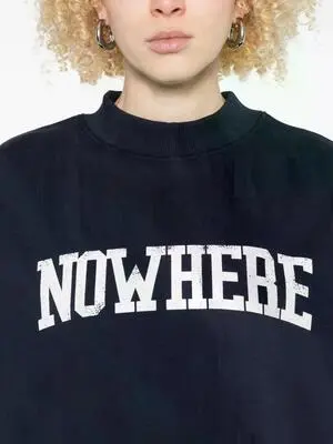 THE NEW SOCIETY Slogan-print Sweatshirt
