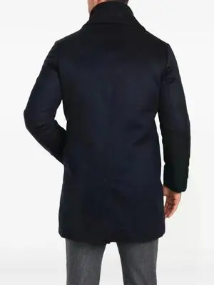 NORWEGIAN WOOL Buttoned Coat With Zip Fastening