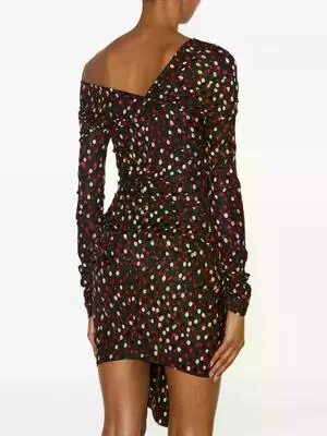 Isabel Marant Étoile Draped Polka-dot Mini Dress