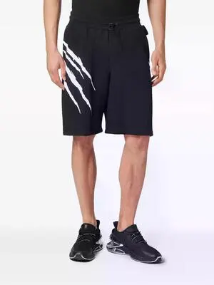 PLEIN SPORT Scratch-print Track Shorts