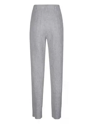Guest In Residence Cable-knit Straight Leg Pants