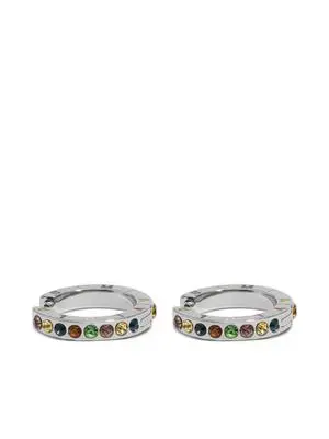 Bimba Y Lola Crystal-embellished Hoop Earrings