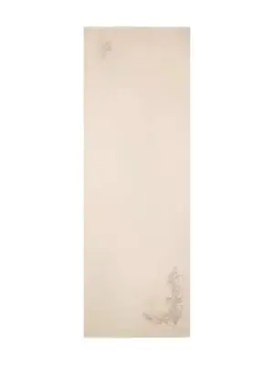 Etro Paisley-embroidered Scarf - Neutrals
