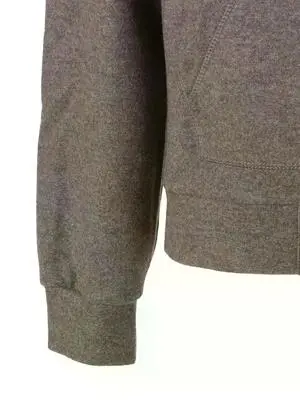 CIRCOLO 1901 Wool Zip-up Hoodie - Brown