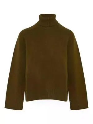 YVES SALOMON Turtleneck Wide-cuff Sweater