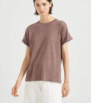 Brunello Cucinelli Cashmere-blend Sparkling T-shirt - Red
