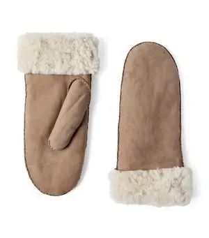 Brunello Cucinelli Shearling Mittens - Brown