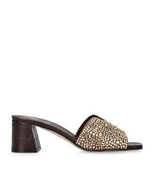 Gina Mid Heel Mules Clogs For Women
