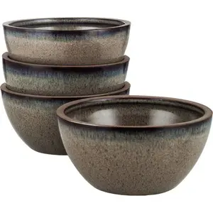 STONE + LAIN Tina Stoneware 4-piece Bowl Set - Green And Beige