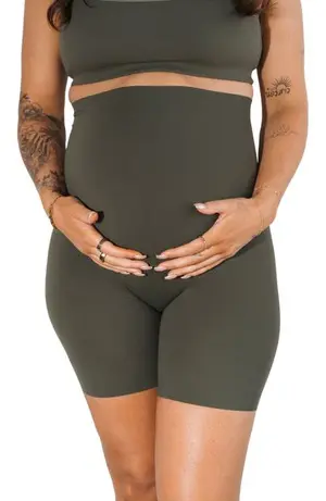 VITALITY Cloud Ii Maternity Rider Short - Olive